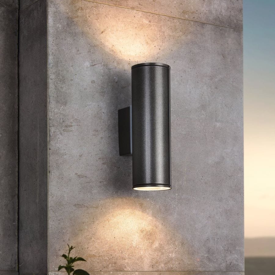 EGLO Riga LED Up & Down Outdoor Wall Light | Free Delivery
