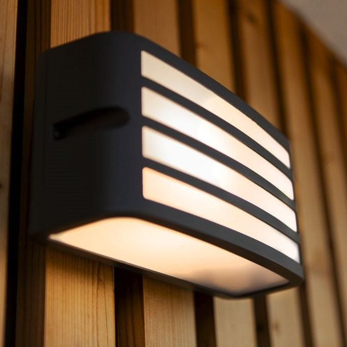 Zebra Contemporary Outdoor Wall Light | Free Delivery